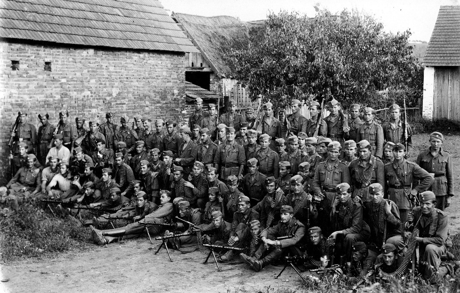 Soldiers of the Poglavnik Guard Brigade, unit of the Ustasa leader Ante ...