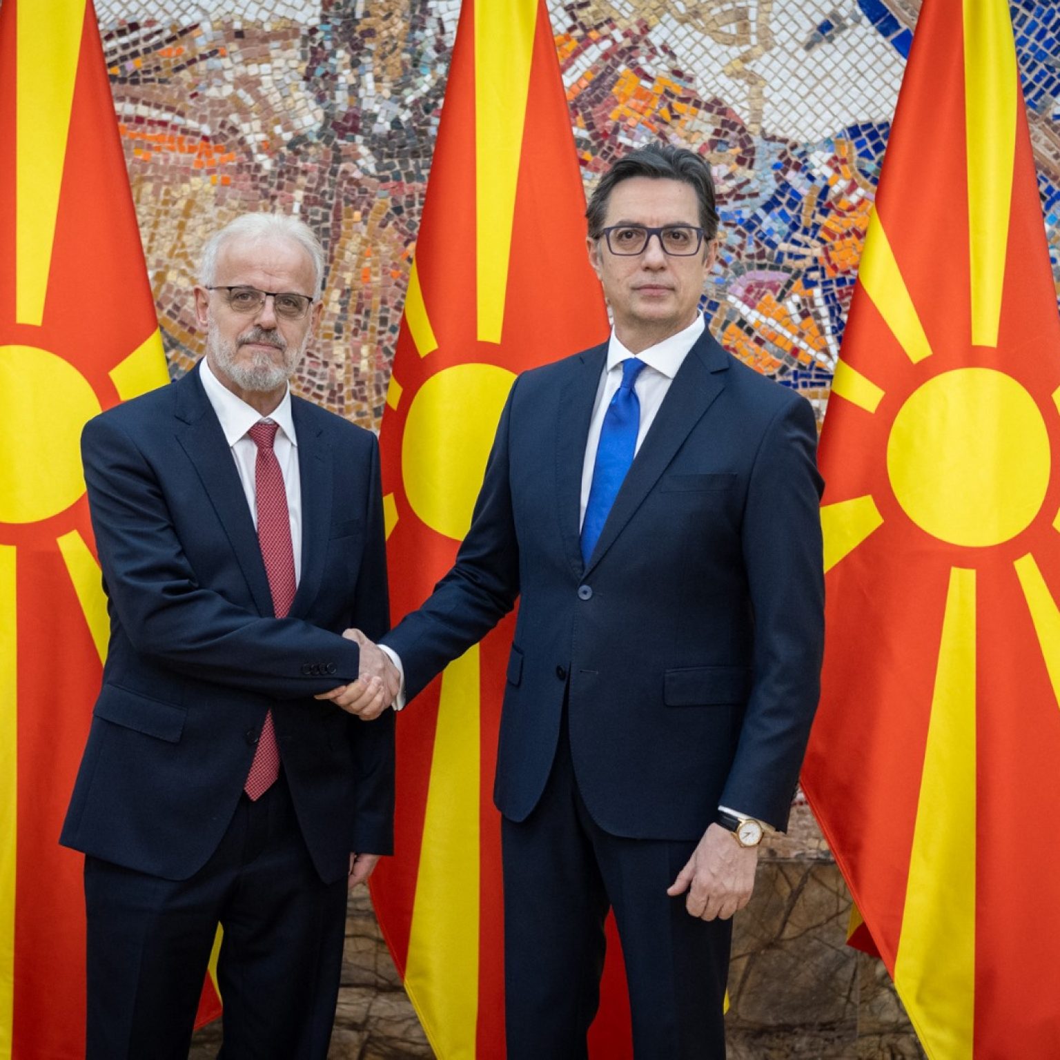 2024_Stevo Pendarovski Talat Dzaferi_Foto_Kabient na pretsedatelot - Призма