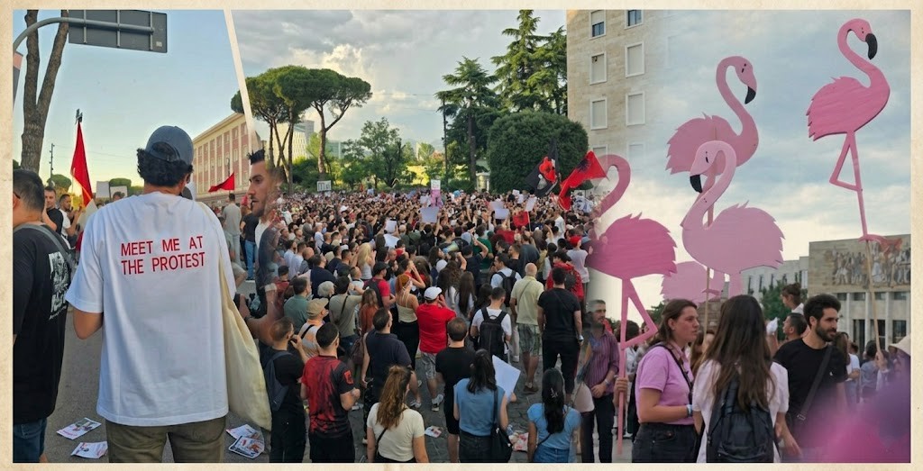 Албанската „Фламинго револуција“ е за многу повеќе од Кушнер и од ...